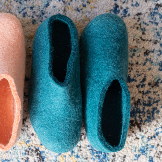 Wool Clogs | Low-back wool slippers – Wild Hearts Market